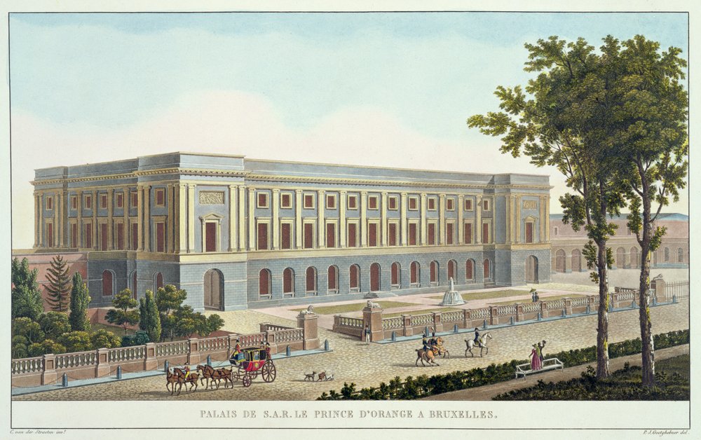 Palace of the Prince of Orange, Brussels, from Choix des Monuments, Edifices et Maisons les plus ...